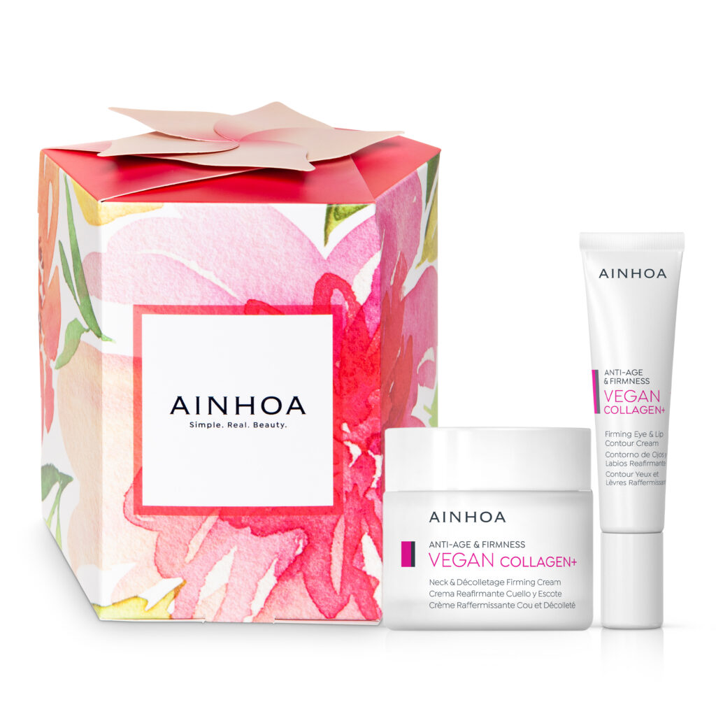 Ainhoa Pack Blossom Vegan Collagen Neck & Décolletage Firming Cream ...